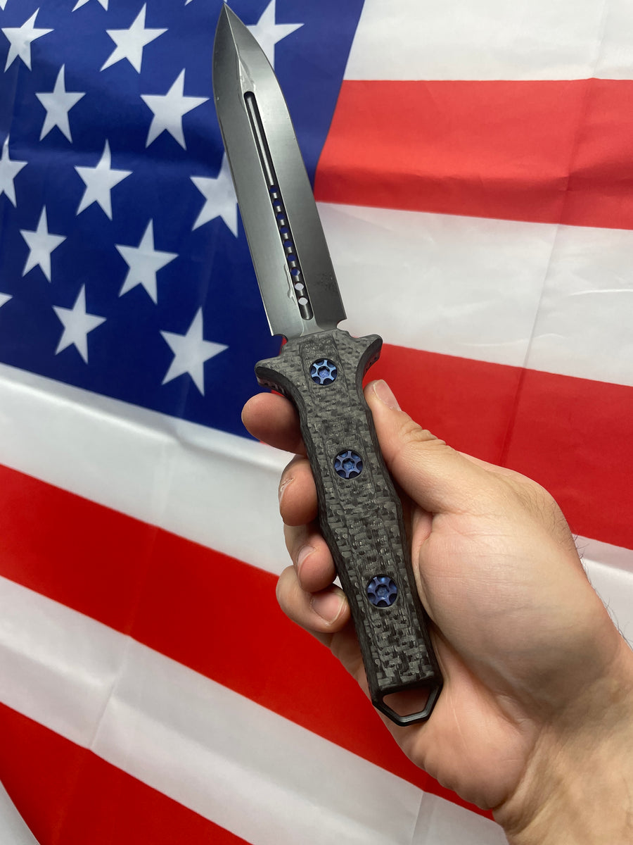 Heretic Nephilim DLC with CF Handle Blue hardware – Mustang Tactical